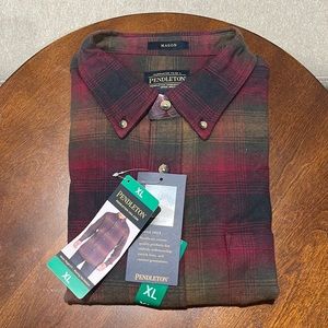 Pendleton | Shirts | Pendleton Mason Mens 0 Cotton Luxurious Flannel Shirt | Poshmark